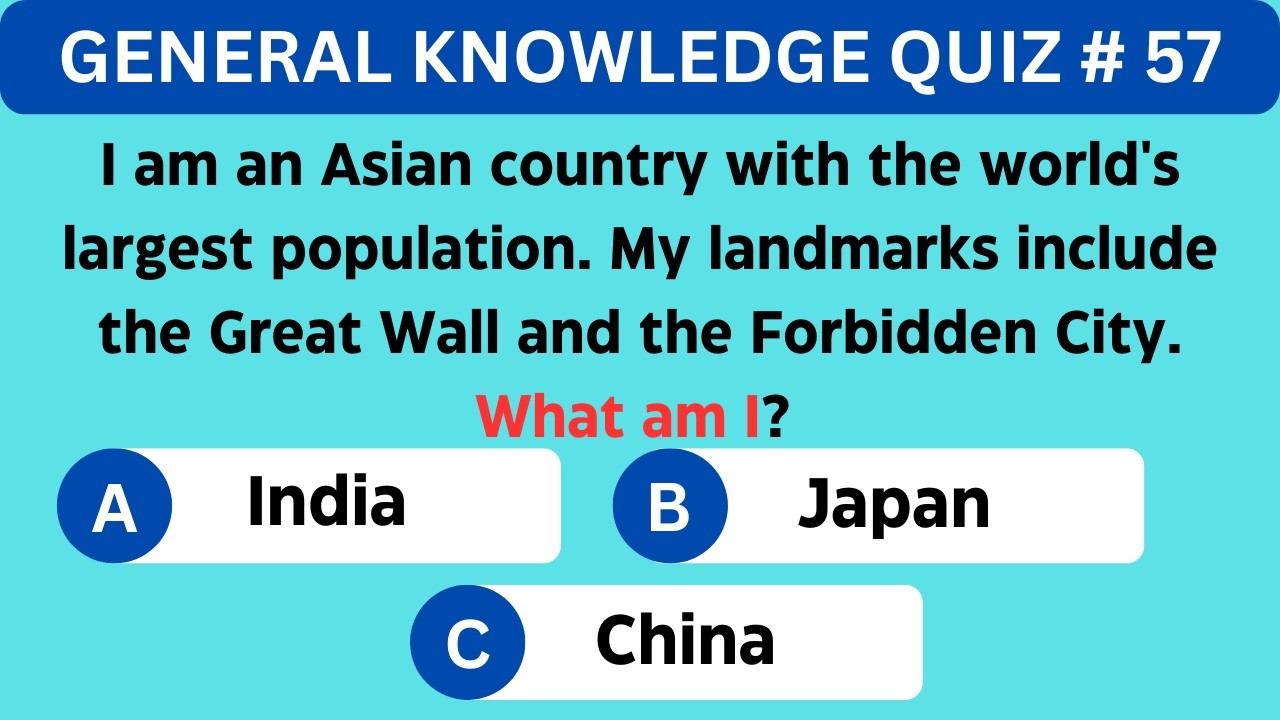 General Knowledge Quiz 57 | Ultimate Trivia Quiz|Gk Questions & Answers ...