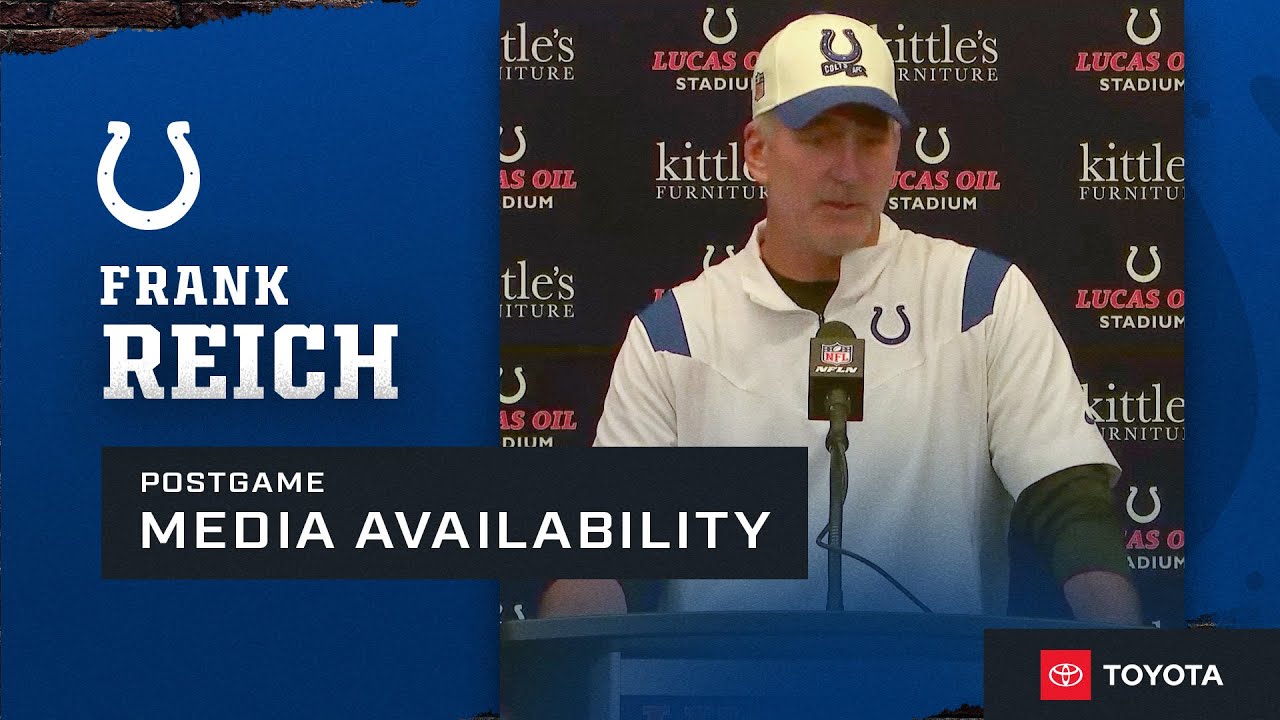 Sept. 25, 2022 | Frank Reich Post Game Press Conference - YouTube