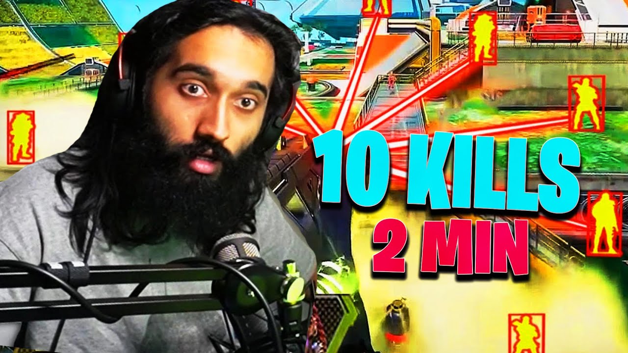 ShivFPS 10 KILLS in 2 Minutes BEST BANGALORE Players | ShivFPS Apex ...