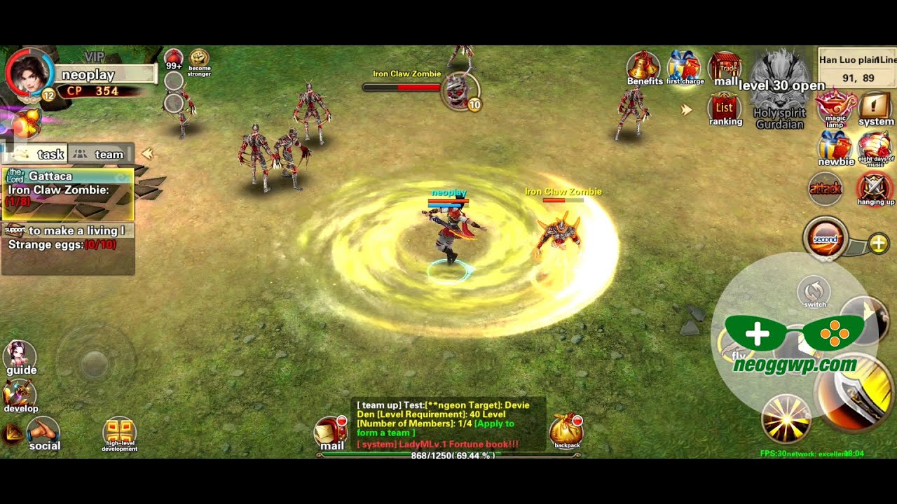 Skyblade (CBT2) (Android APK) - MMORPG Gameplay, ll Geom Lv.1-20 - YouTube
