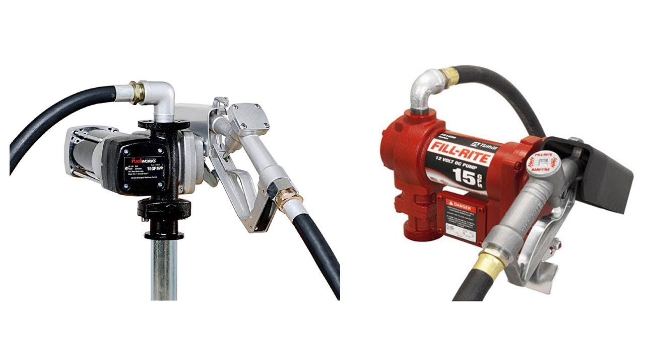 Top 5 Best Gasoline and Diesel Fuel Transfer Pumps - YouTube