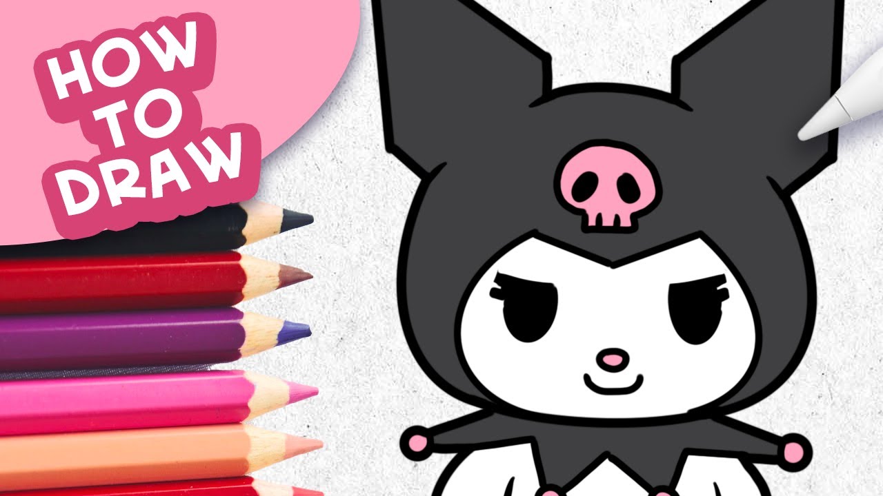 It's fun to learn to draw Kuromi, a fun, adventurous character by ...