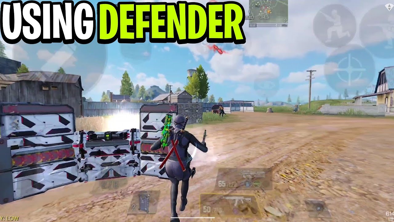 Using Defender In Codm | Ar + Sniper Gameplay | Call Of Duty Mobile br ...
