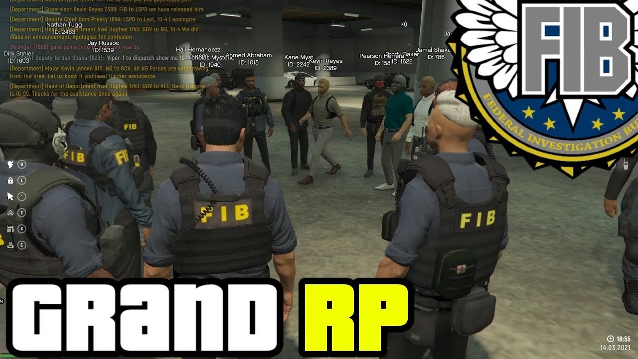 🔴 GRAND RP LIVE IN FIB / FUN STREAM // LIVE // FULL FUN WITH FRIENDS ...