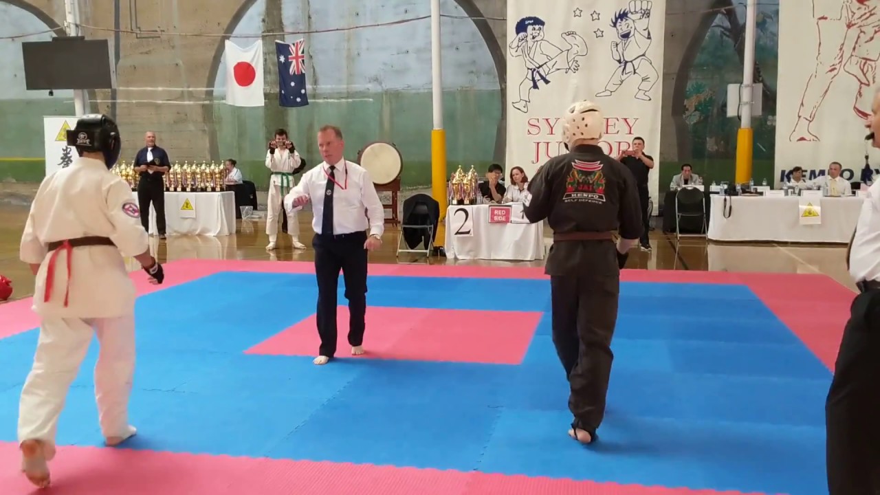 Jesse James || Australian All Karate Championship || Semi Final - YouTube