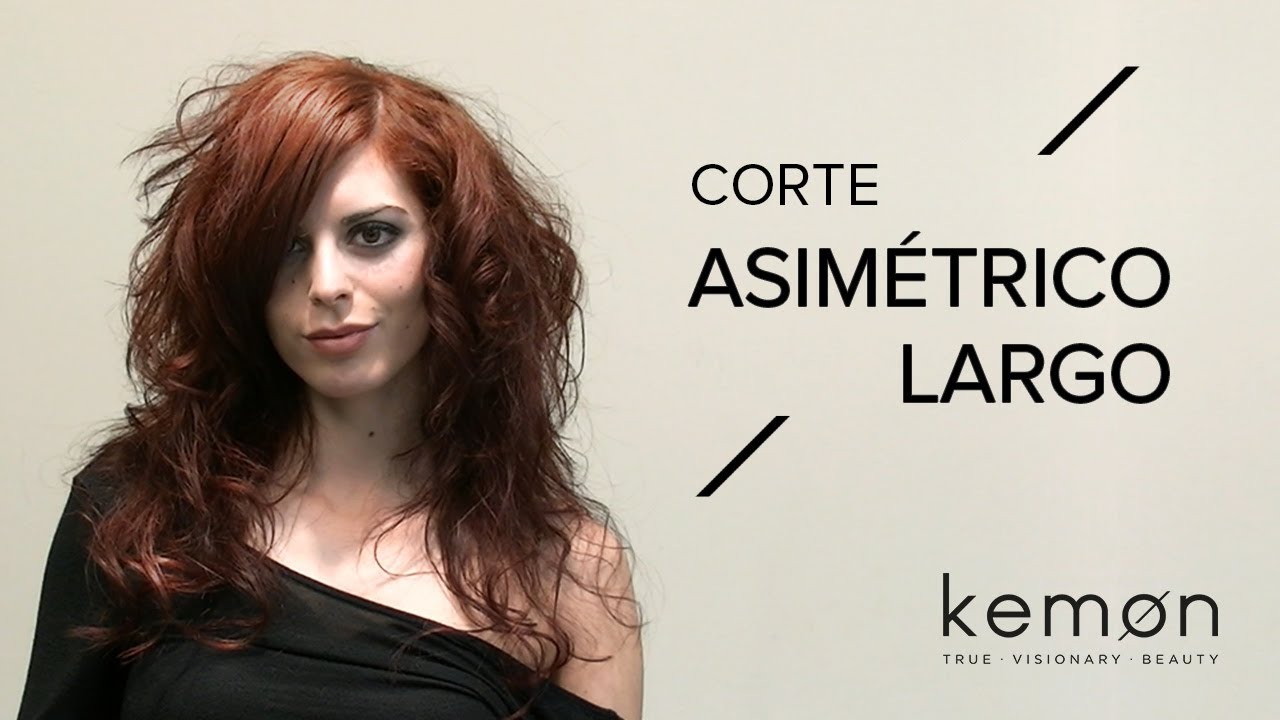 KEMON TUTORIAL COMO HACER UN CORTE ASIMETRICO LARGO - YouTube