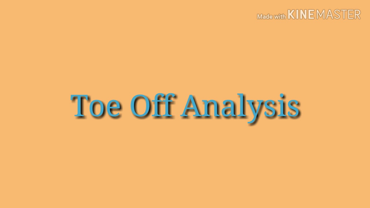 NORMAL GAIT : Toe Off Analysis - YouTube
