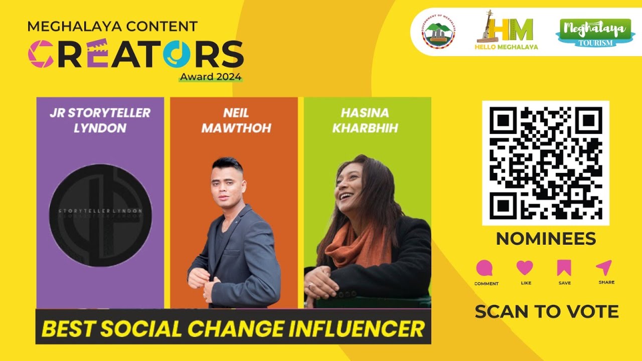 Nominees for Best Social Change influencer at the Meghalaya Content ...