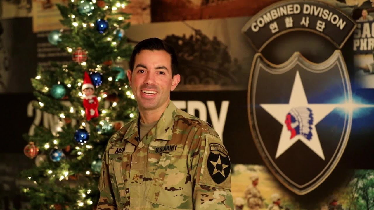 Maj. Adam Abeyta - Holiday Greeting - YouTube