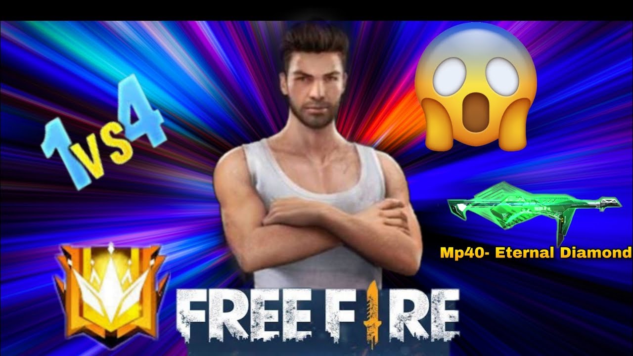 1vs4 Free fire gameplay video😈 Apara SAMSUNG A3,A5,A6,A7, J2,J5,J7, S5 ...