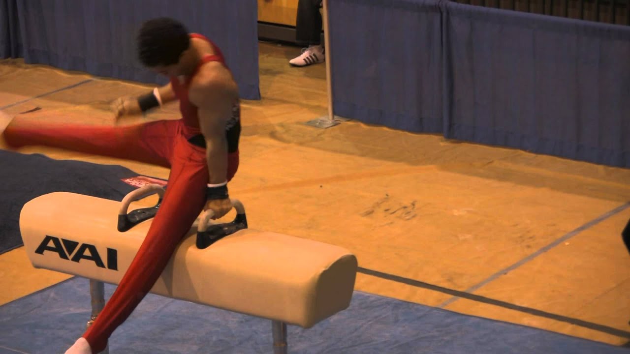 Bobby Davis Pommel Horse Routine - YouTube