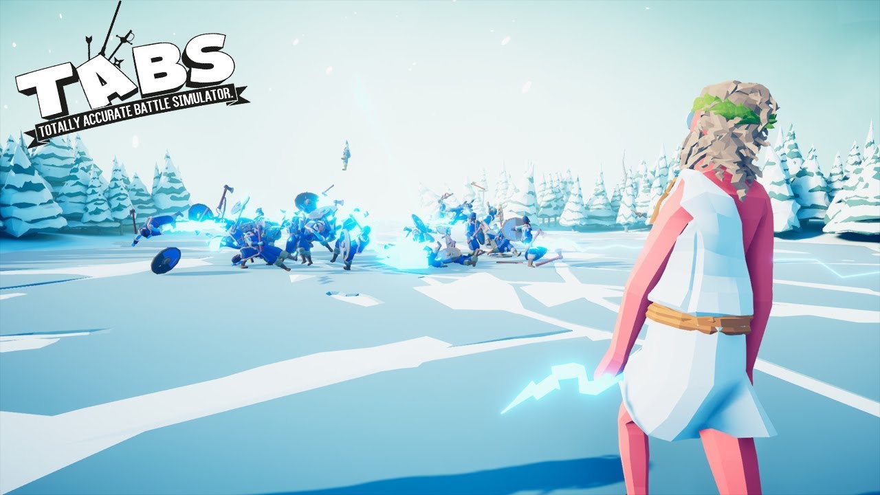ZEUS E O PODER DO TROVÃO - Totally Accurate Battle Simulator TABS - YouTube