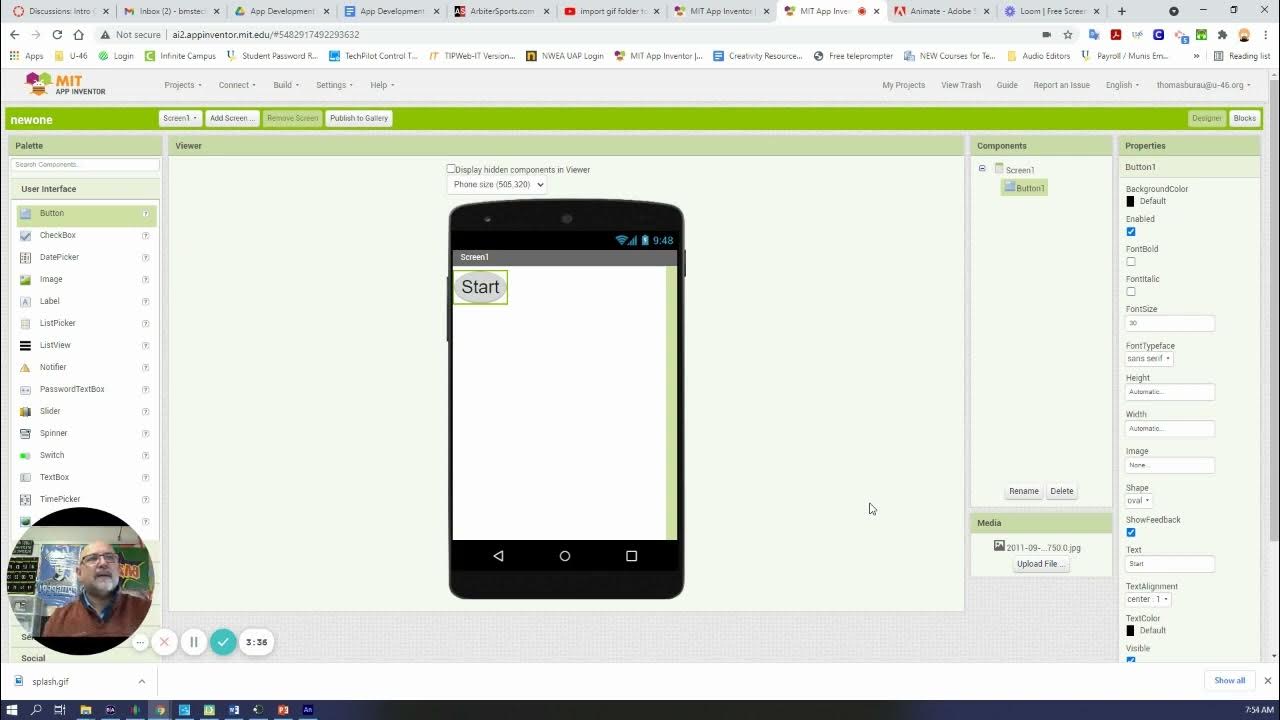 Basics of MIT App Inventor Part 2 - YouTube