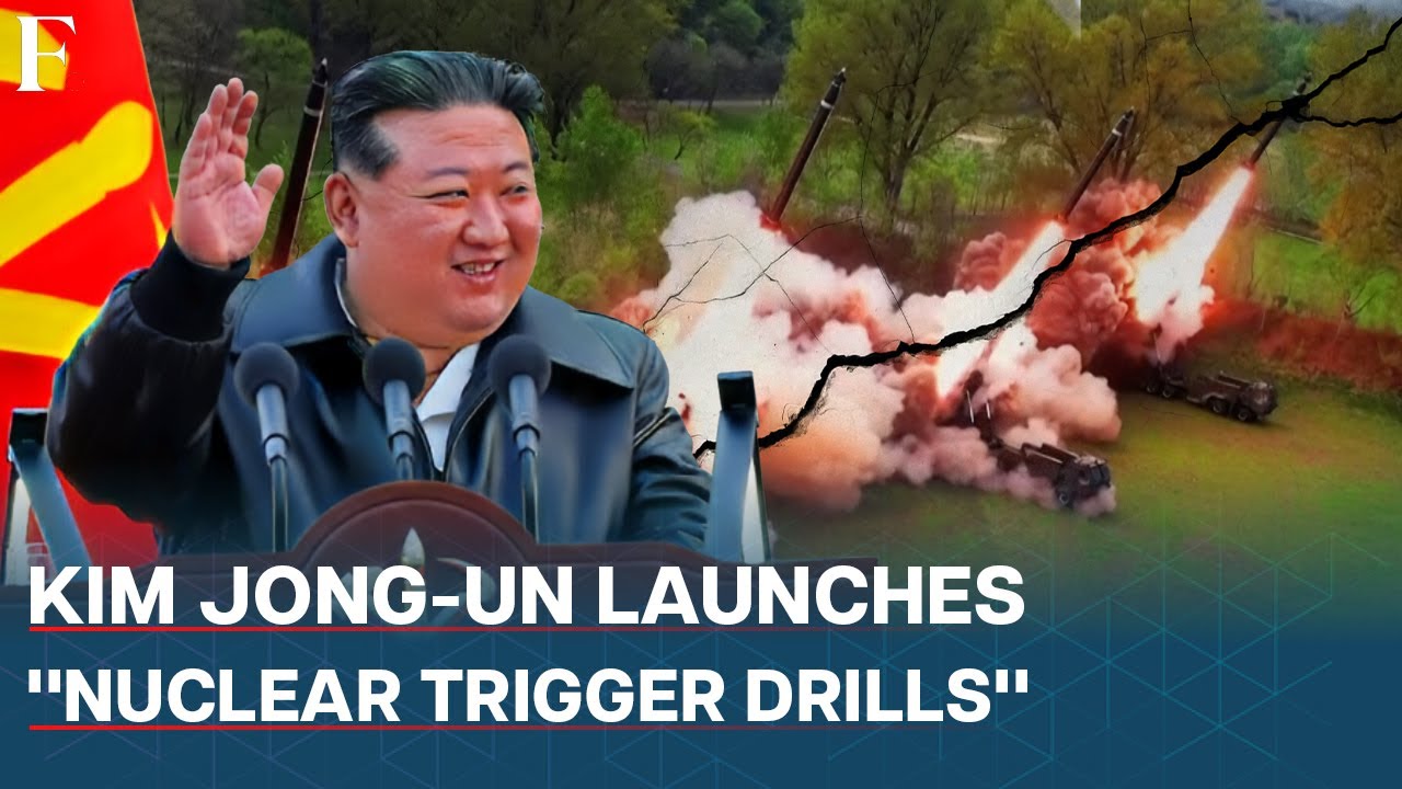Kim Jong-Un Watches As North Korea Conducts First Ever "Nuclear Trigger" Drills - YouTube