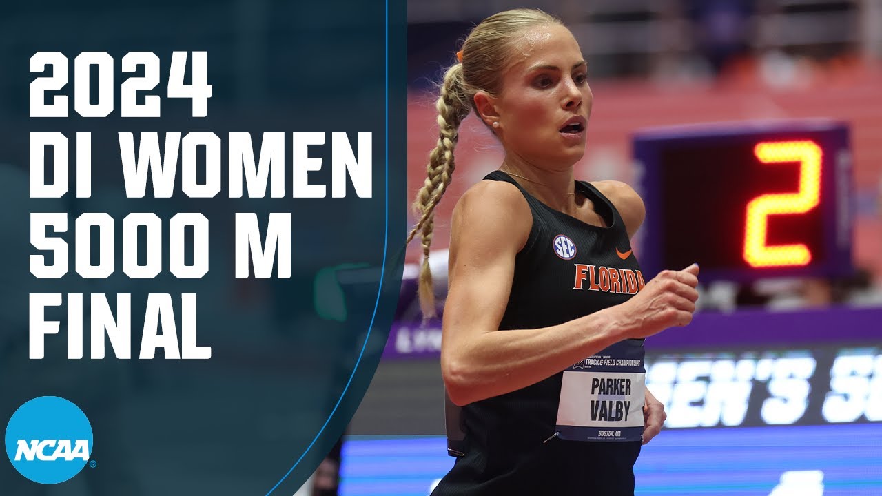 Parker Valby breaks own NCAA 5000m mark at 2024 indoors - YouTube