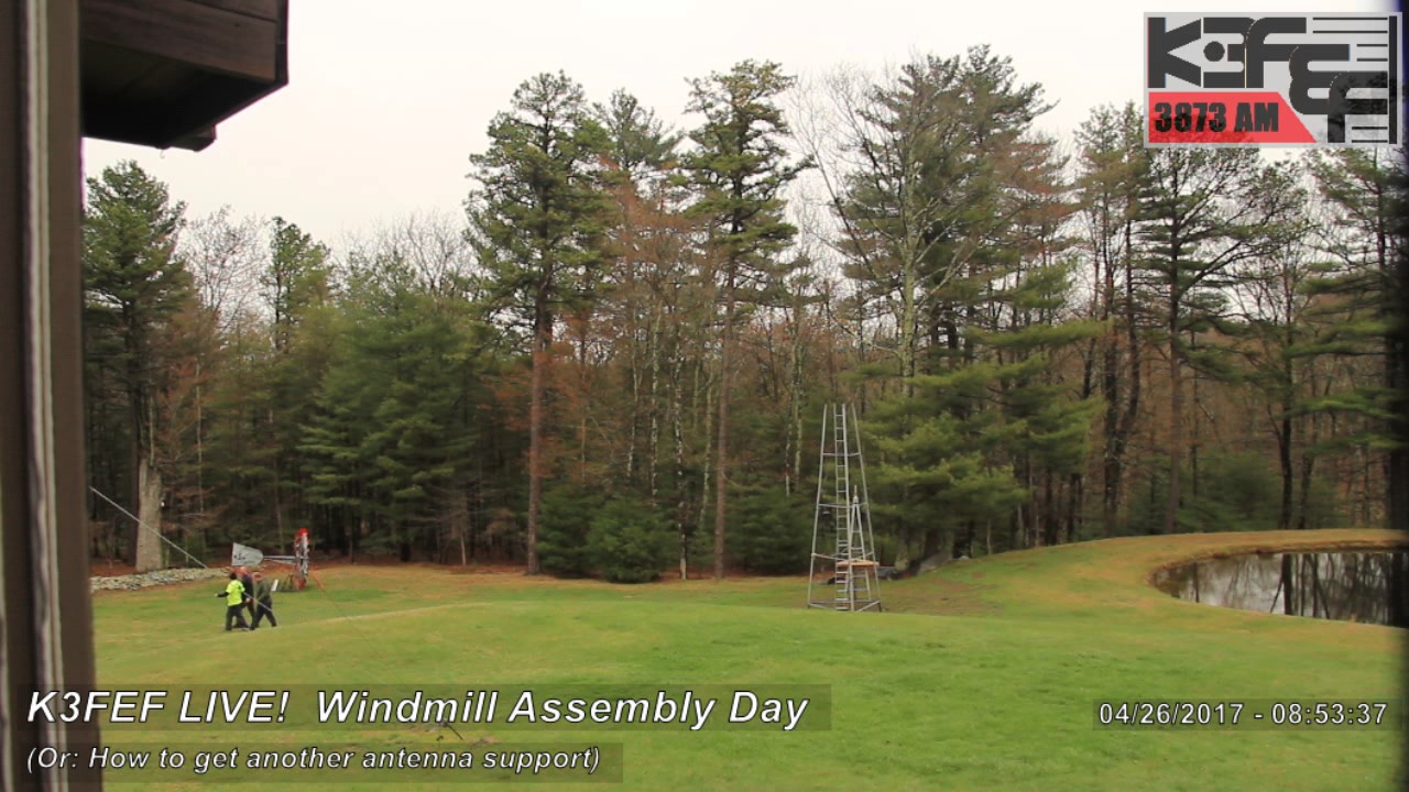 Full video of the Chicago Aeromotor Windmill at the final assembly ...