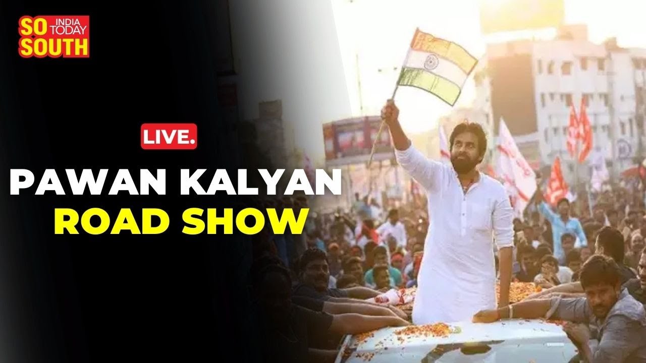 LIVE: Pawan Kalyan Road Show before taking charge as Deputy CM Of ...