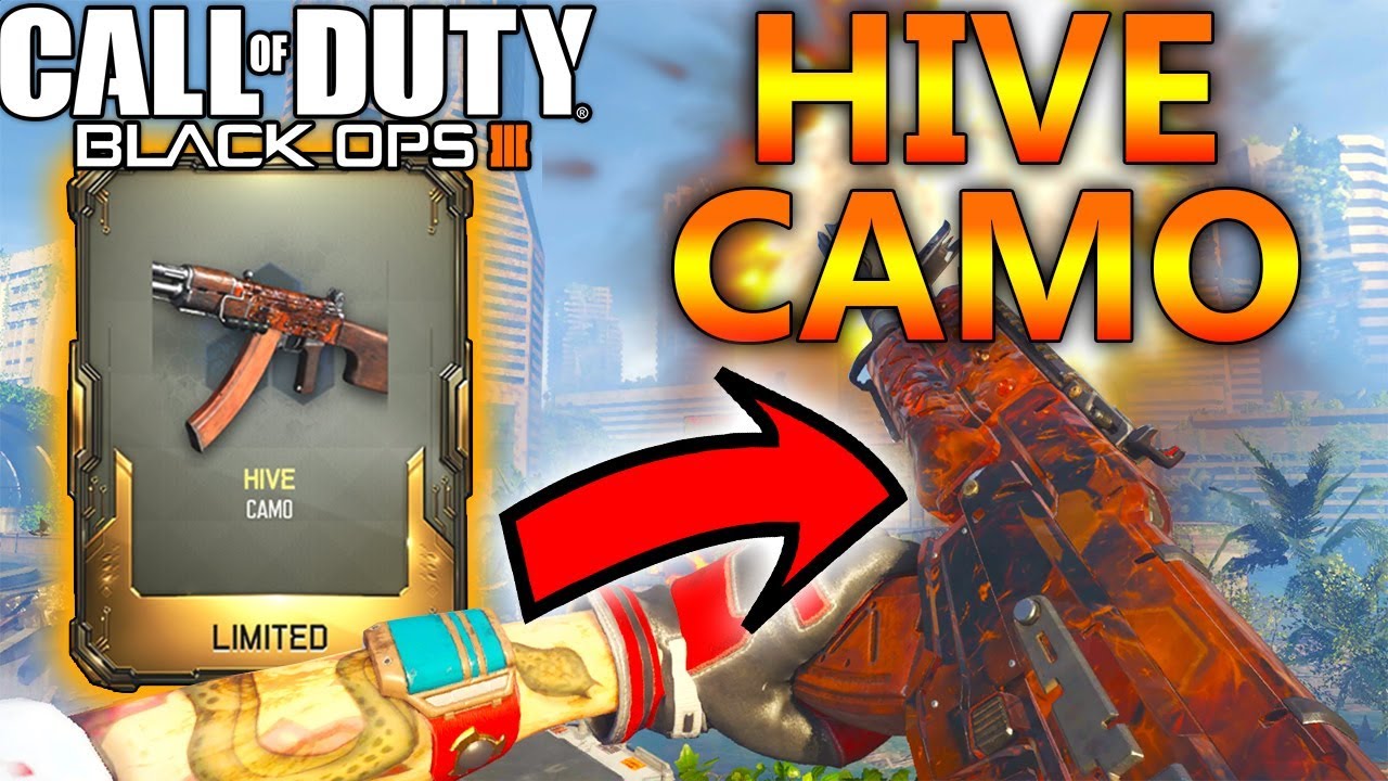 *New* "Hive" Limited Time Camo Call of Duty Black Ops 3 - YouTube