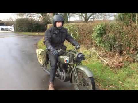STUART BRAY MOTORCYCLES -UNRESTORED NORTON 16H-1944 DELIVERY- IN ...