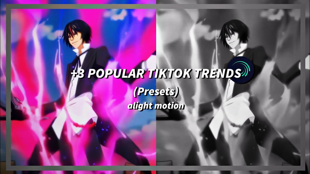TikTok Trends Anime Edits Presets | Alight Motion - YouTube