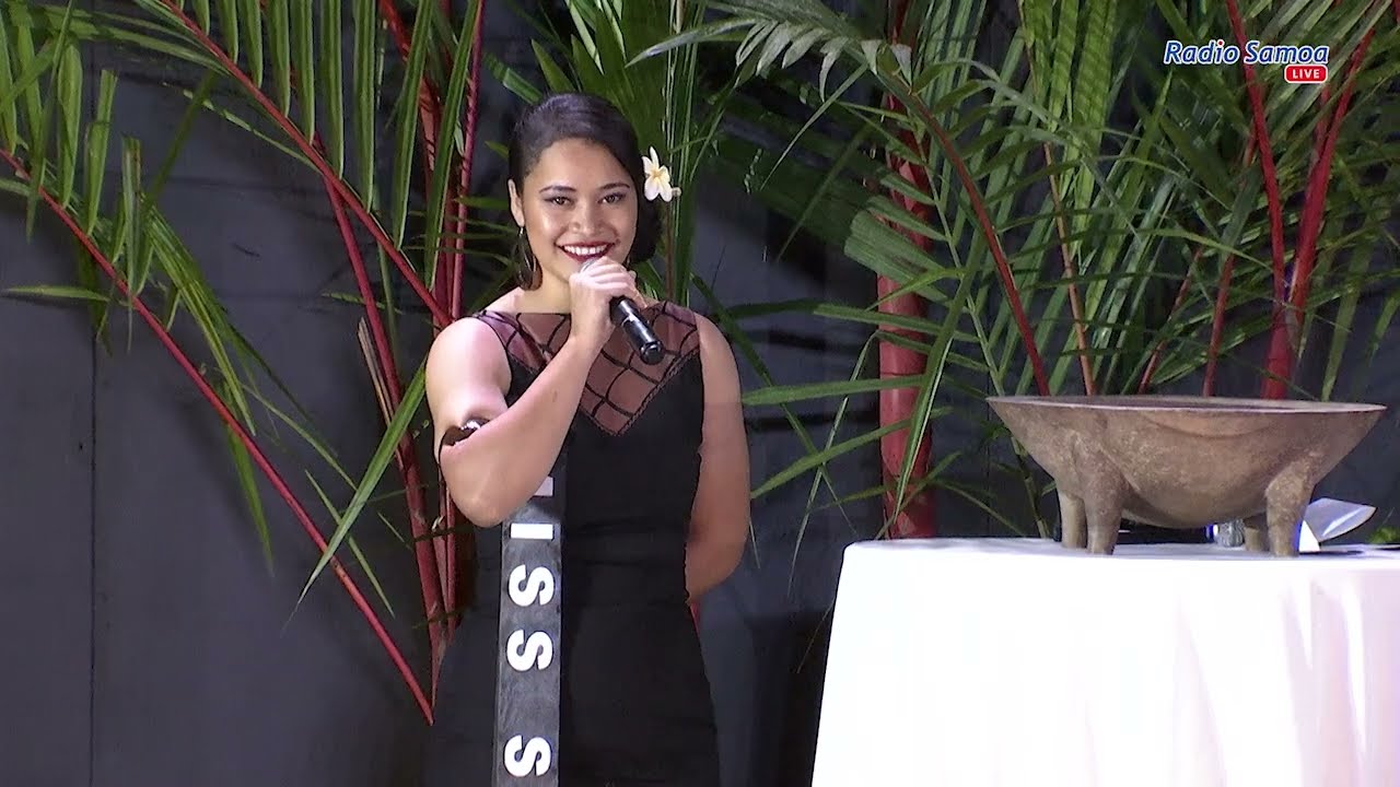 Interview Category - Miss Samoa Pageant 2022 - YouTube