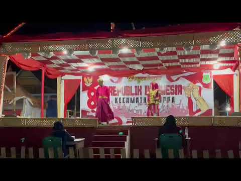 Adhiba kelas XI tampil membawakan lagu di HUT RI ke 81 Tahun 2026 di Kecamatan Suppa