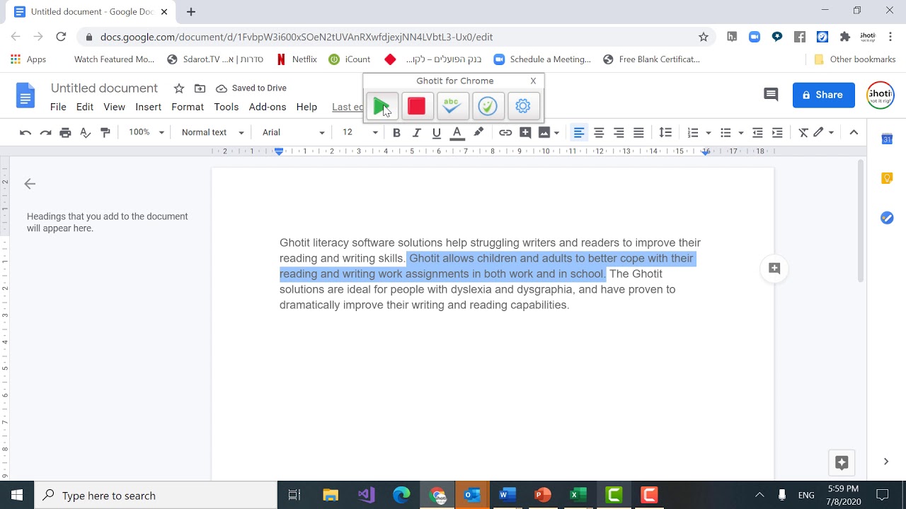 Continuous Text Reading (text-to-speech) - YouTube