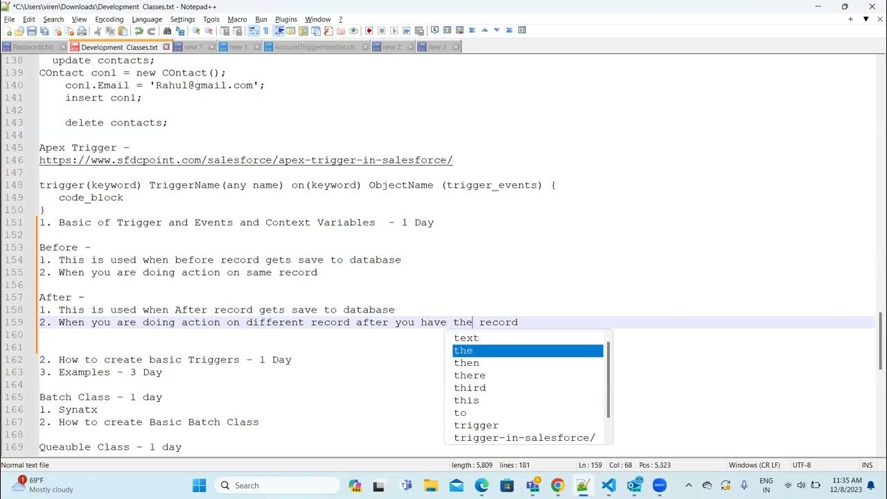 Day 6 - Apex Trigger - Examples - YouTube