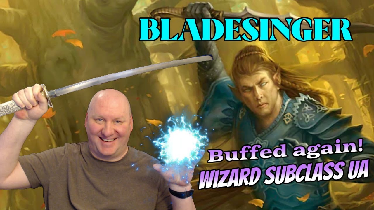 Bladesinger Wizard UA: Dnd 5.5 - YouTube