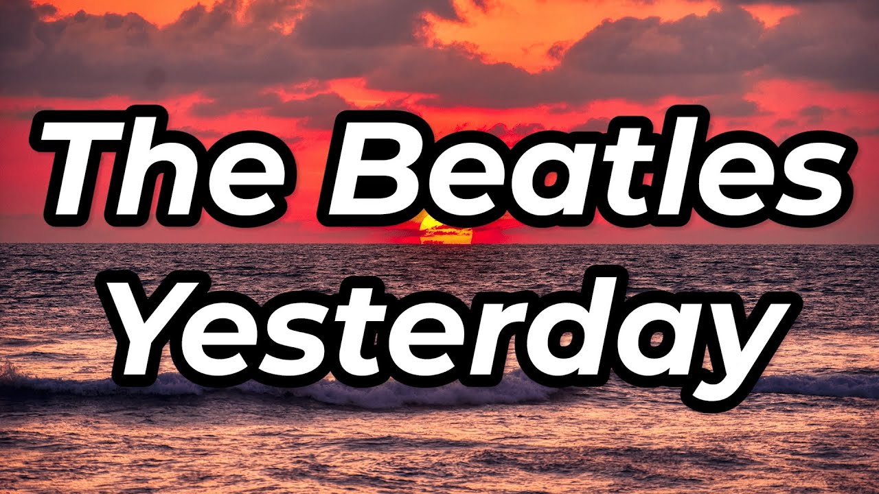 The Beatles - Yesterday (Guitar Acoustic Cover) + Lyrics - YouTube