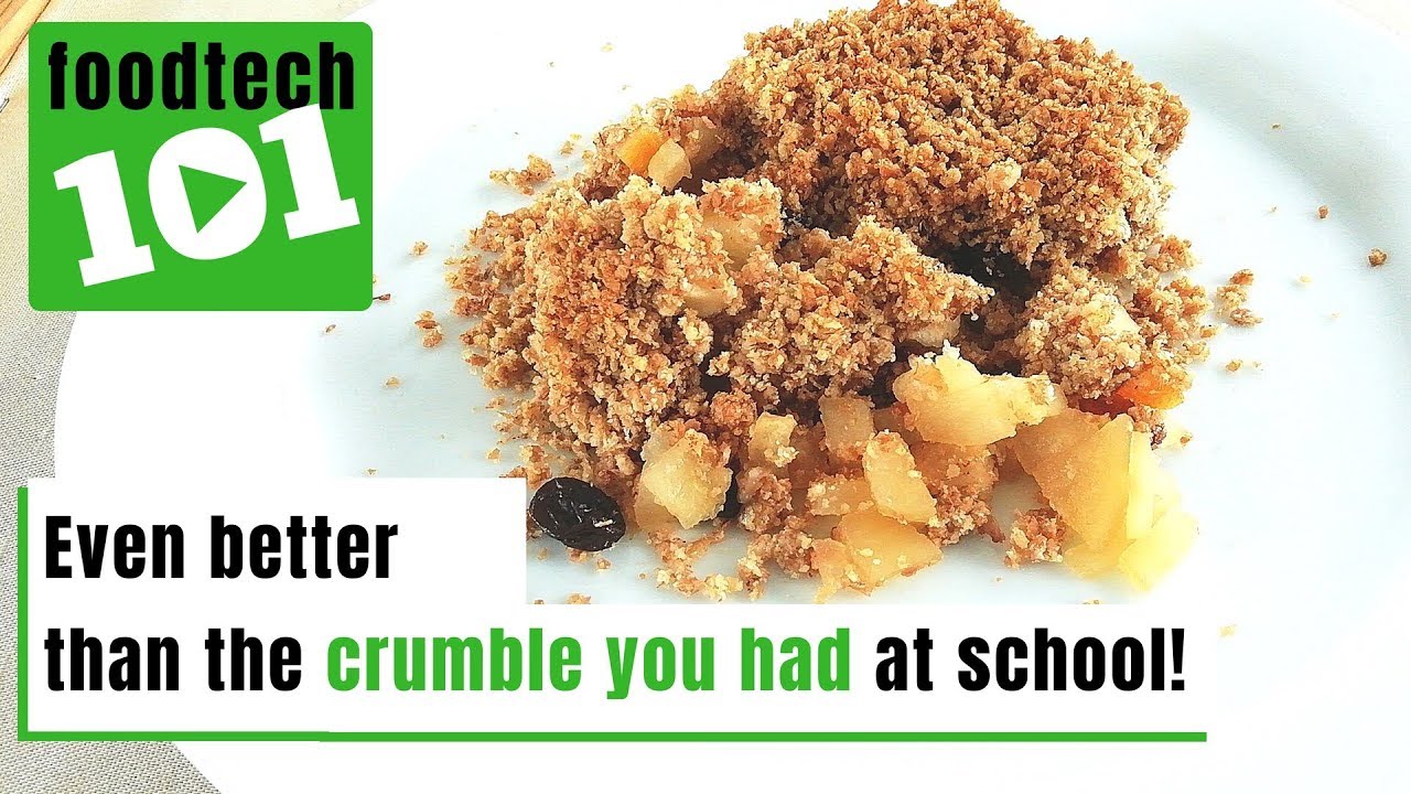 How to make Apple Crumble | FOOD TECH 101 - YouTube