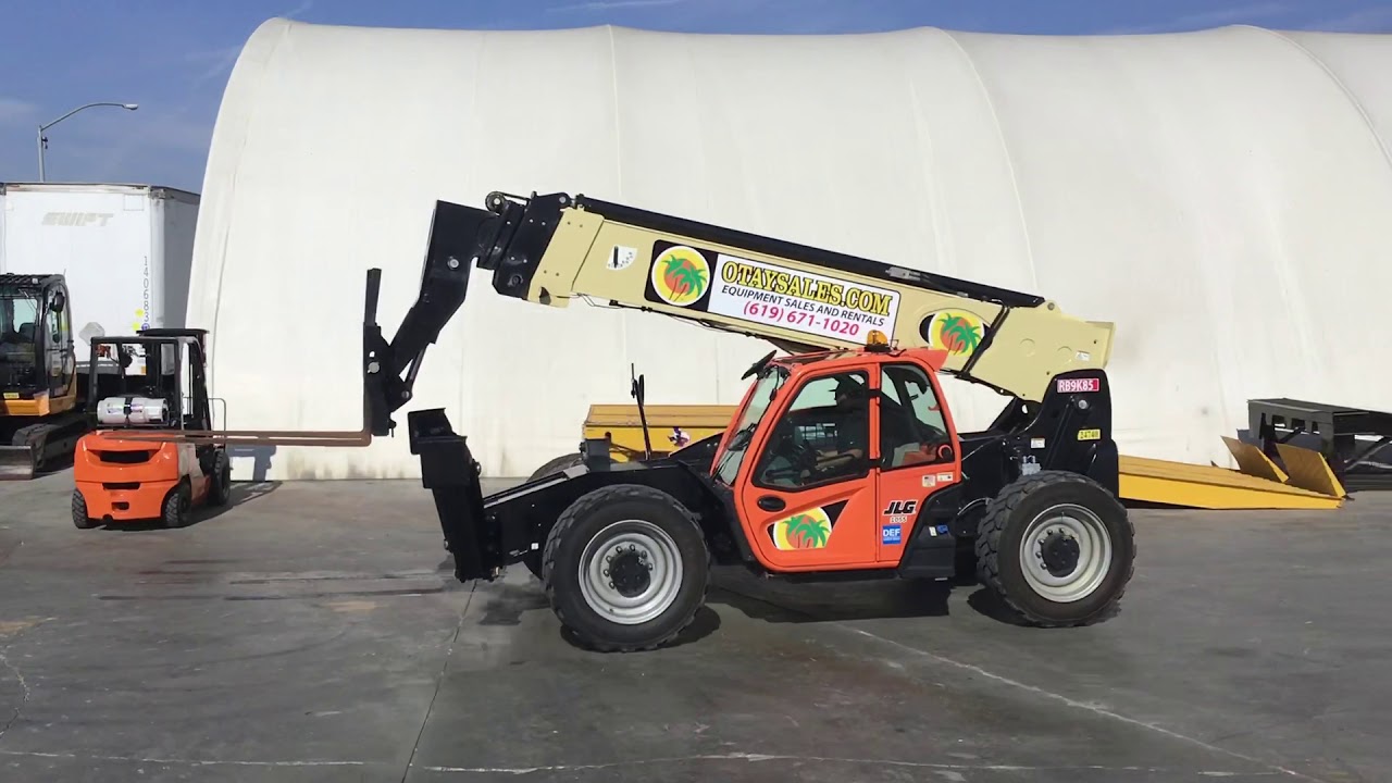 STOCK # 24740 JLG G1055A TELEHANDLER FORKLIFT - YouTube