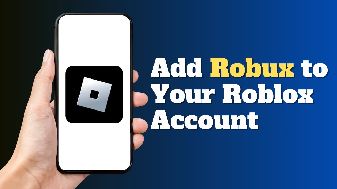 How to Add Robux to Your Roblox Account on ALL MOBILE DEVICES! - YouTube