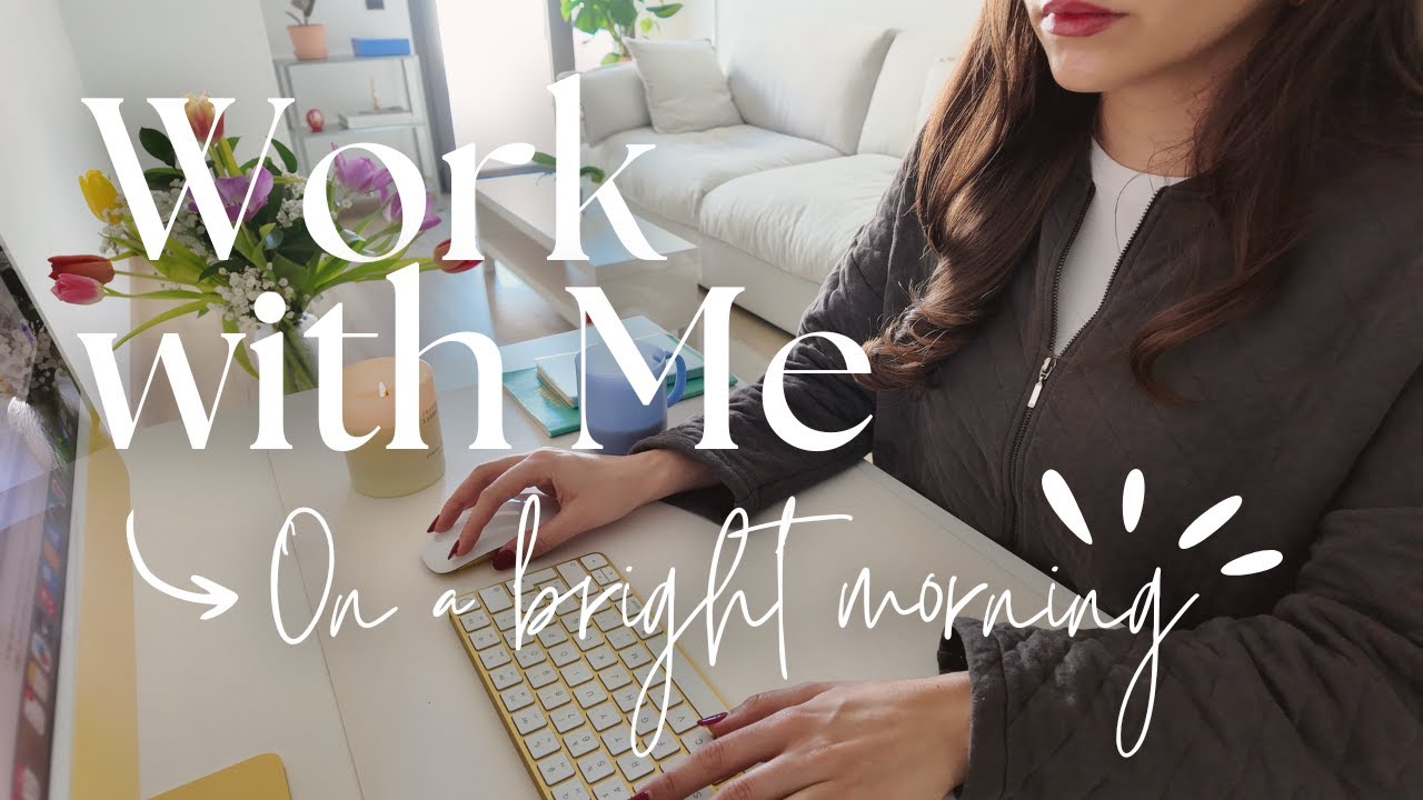 1-HOUR WORK WITH ME | On a Bright Morning | LoFi , Ambience Sound ...