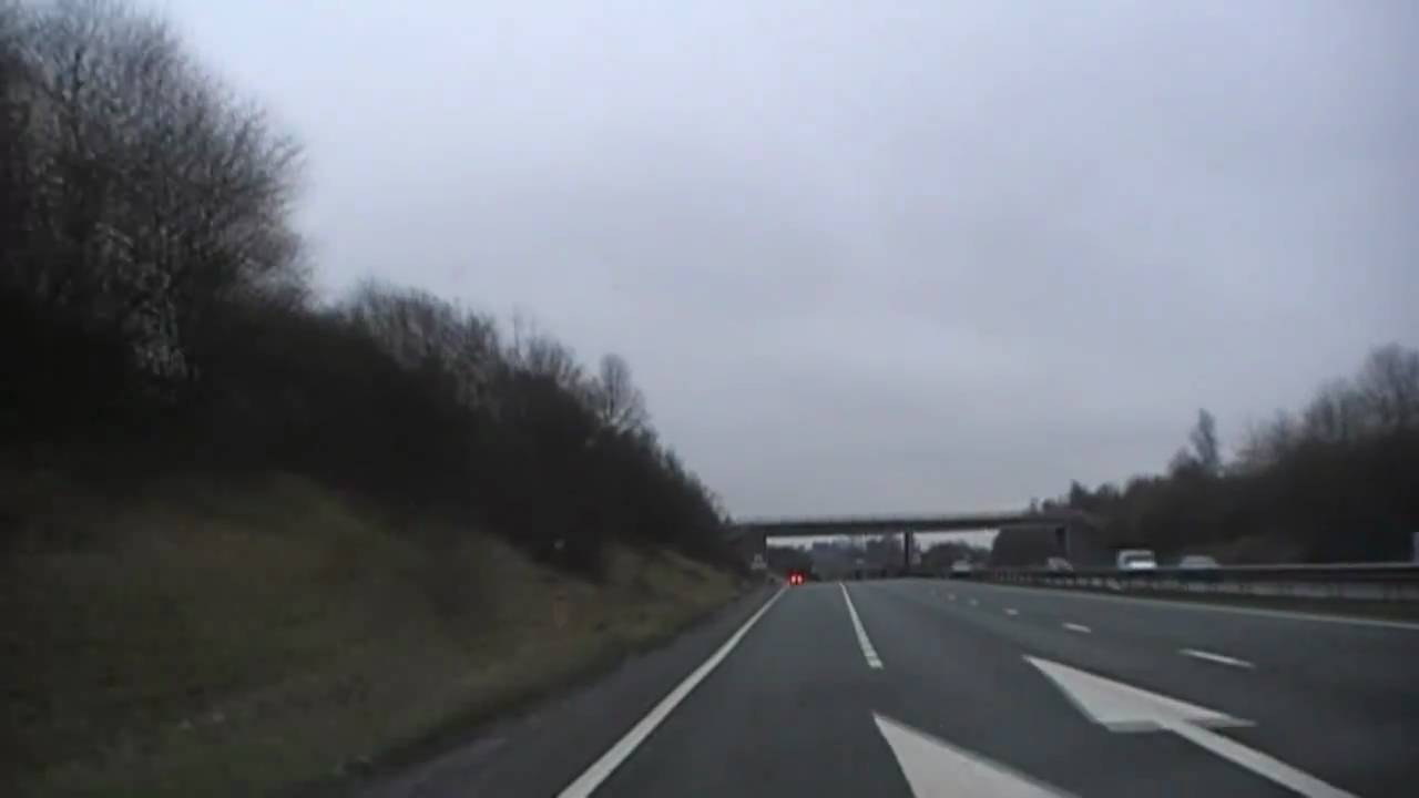 Driving Along The A55, A51 & A41 Great Boughton, Chester, England 19th ...