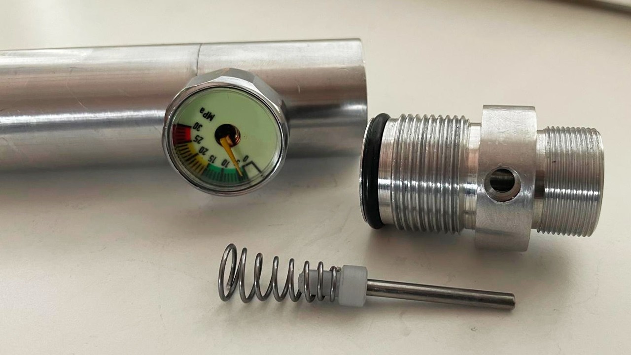 Making a PCP air gun tube tank and valve 3000 PSI - YouTube