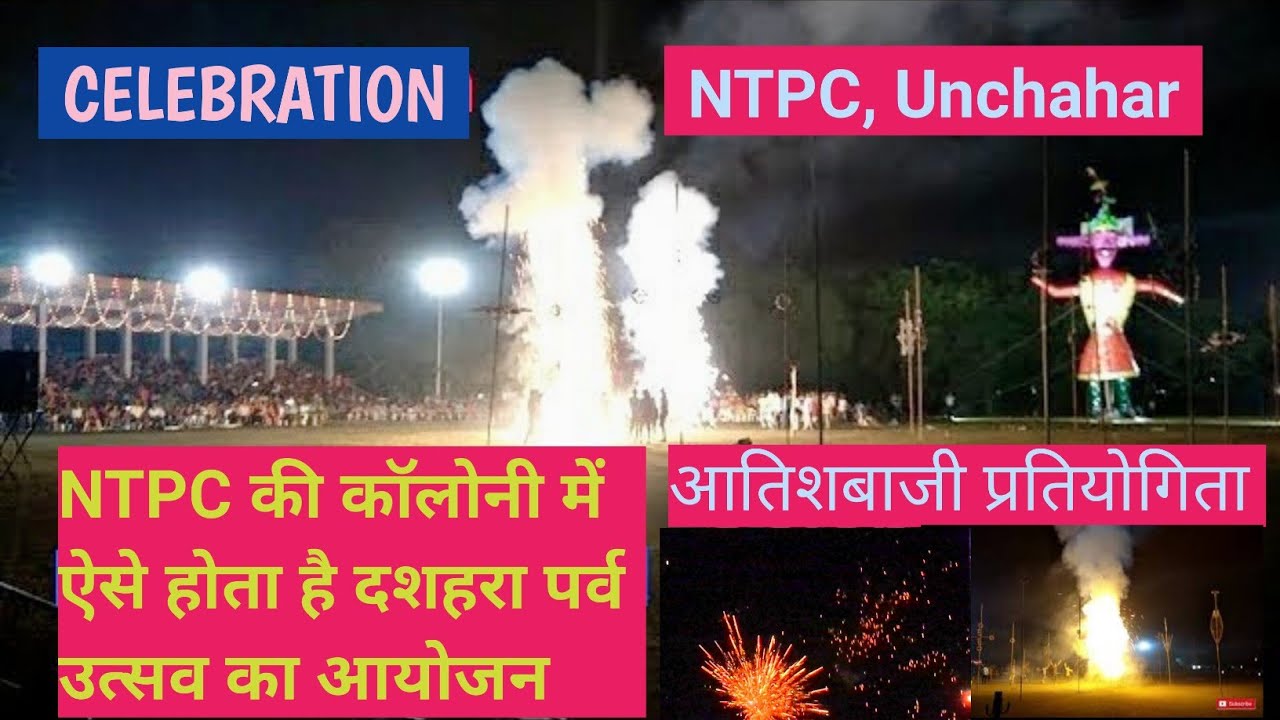 Vlog-6 | Dusherhra Festival Celebration || Ravan Dahan || Atishbaji ...