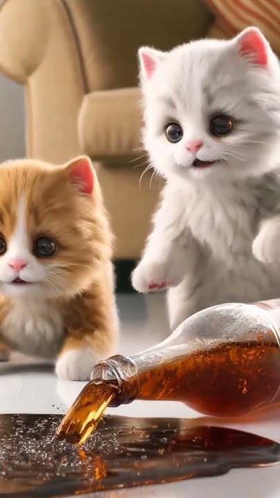 Gatitos que prenden una gran lección miau miau u u - YouTube