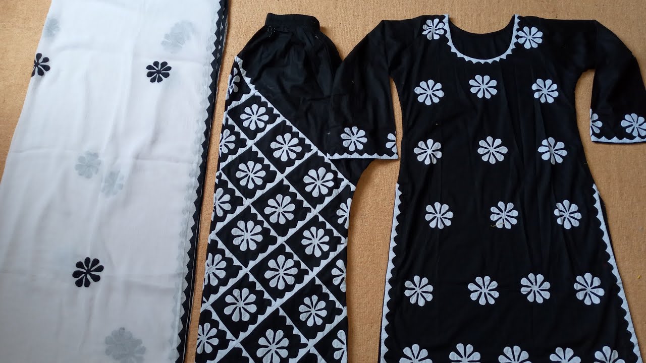 Beautiful stylish applic designs,Eid dresses collection by me | applic ...