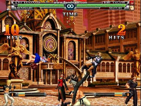 MUGEN KOF XIV Esaka team X Hakkesshu team 1 4x4 - YouTube