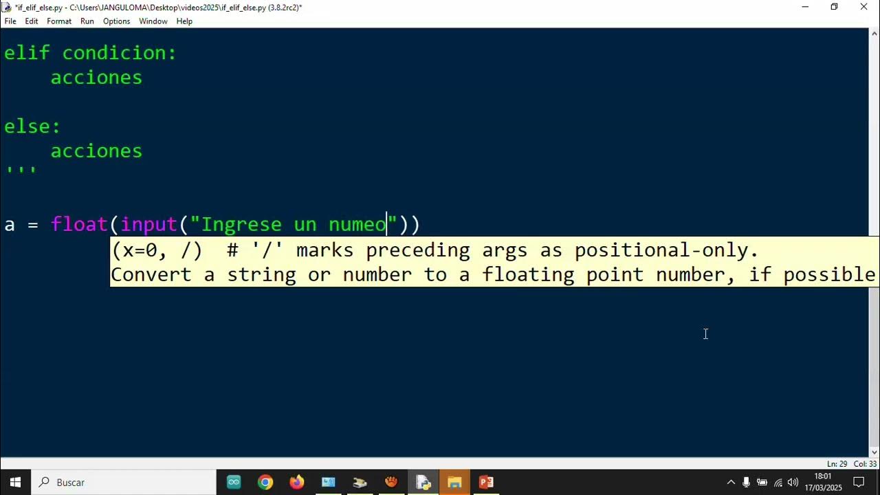 Fundamentos de Programación en Python: If - Elif - Else - YouTube