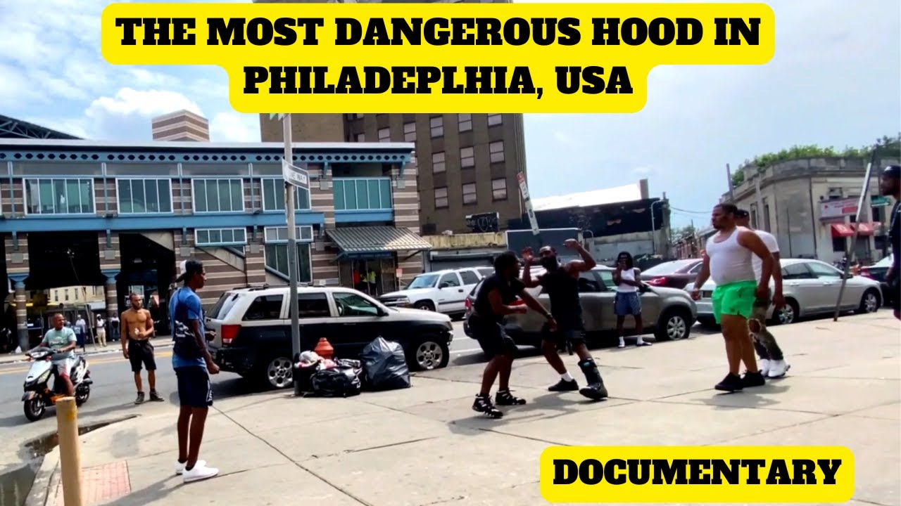 Kensington, the most dangerous HOOD in Philadelphia, USA, they call me ...