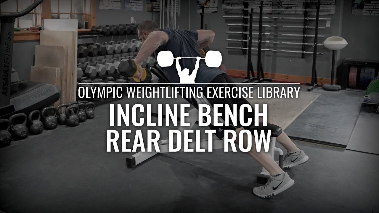 Incline Bench Rear Delt Row | Olympic Weightlifting Exercise Library ...