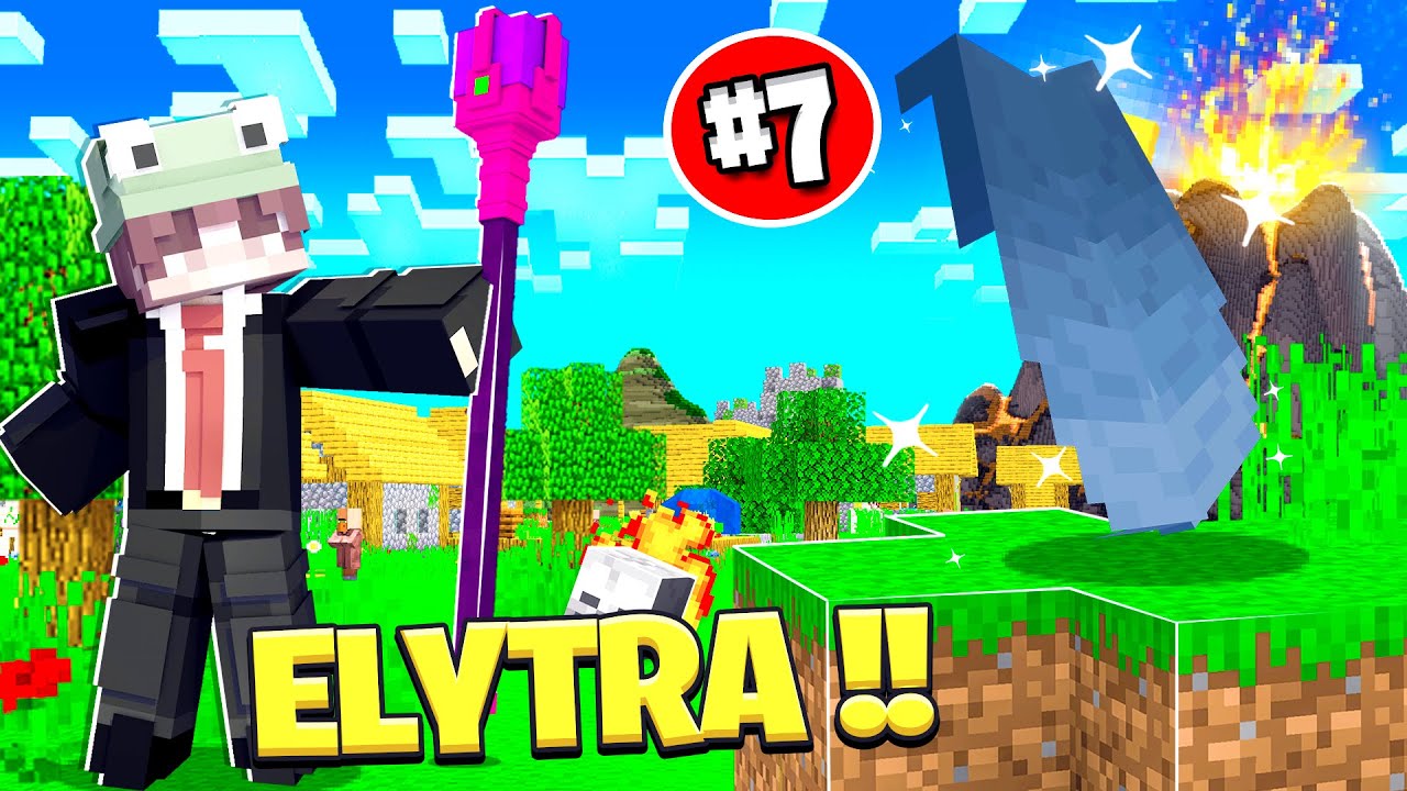 MY FIRST ELYTRA IN MINECRAFT SURVIVAL 😎😎 - YouTube