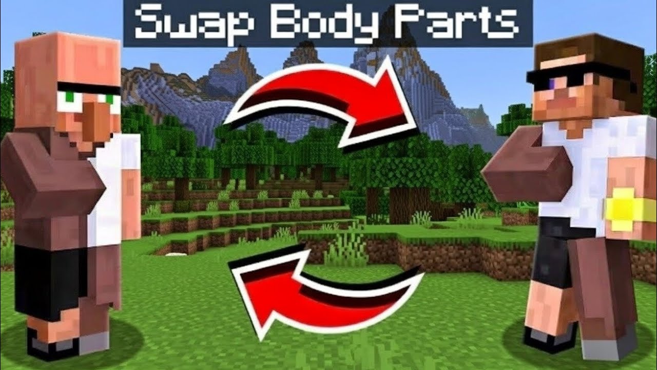 Body Parts Swap Challenge in Minecraft 💀 - YouTube