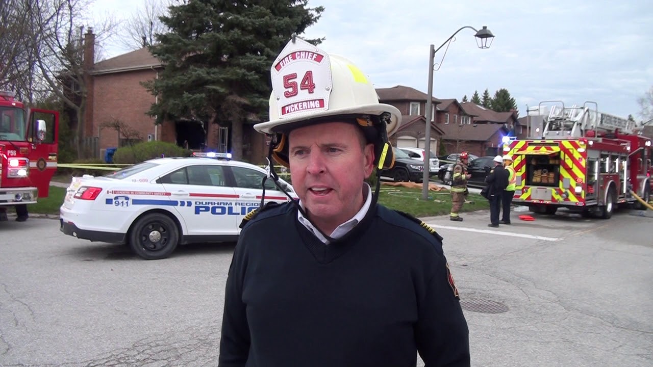 Pickering Fire Chief John Hagg - YouTube