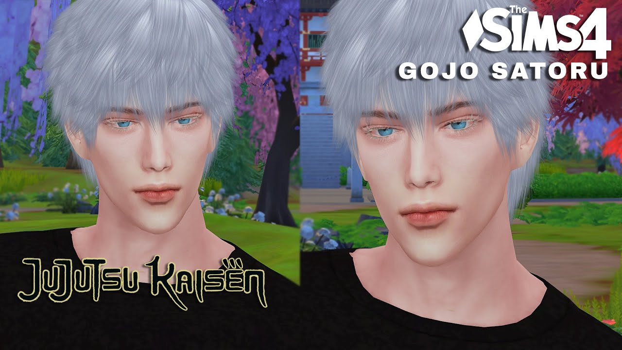 The Sims 4 Jujutsu Kaisen Gojo Satoru DOWNLOAD 주술회전 고죠 사토루 심즈4 배포 - YouTube