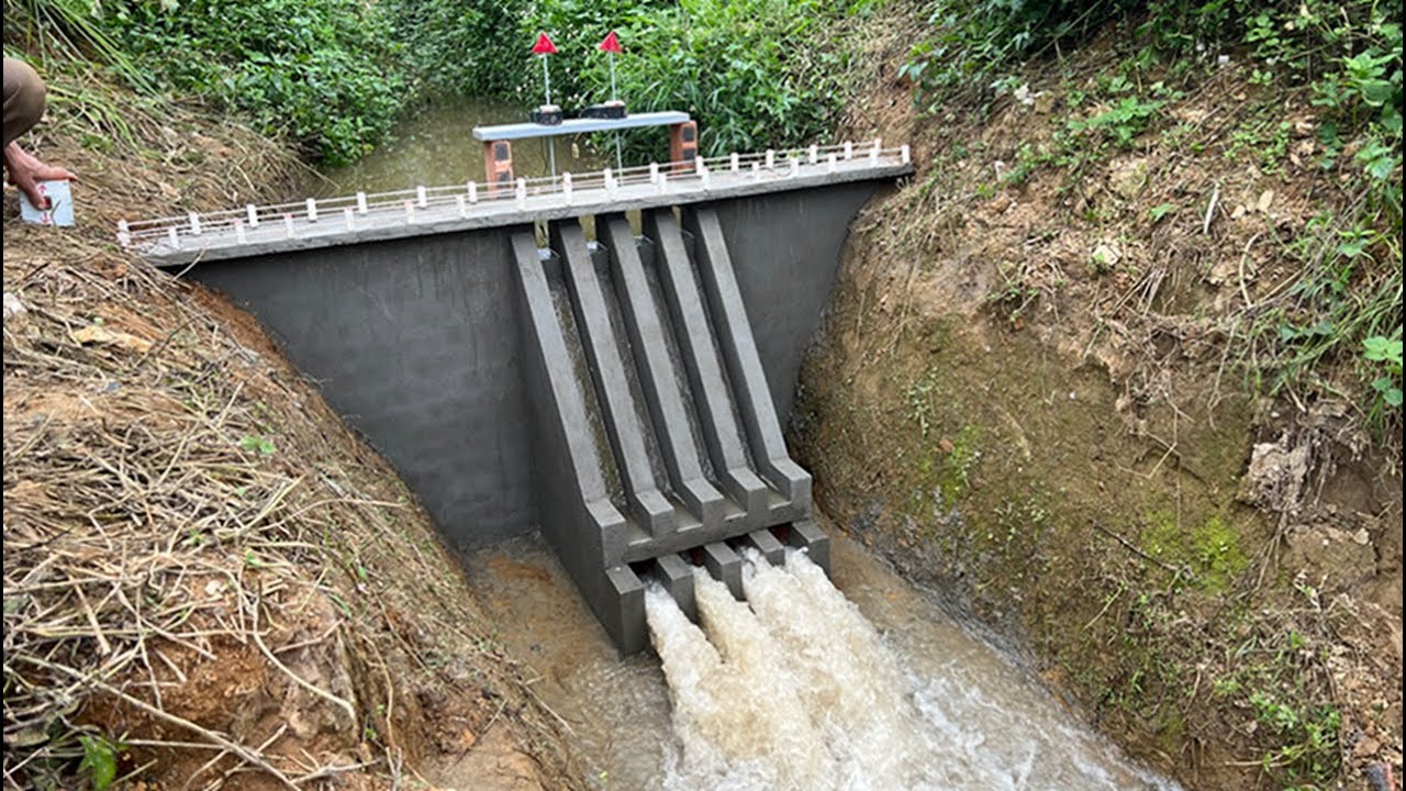 Build dams to store water to release floods and regulate water ...