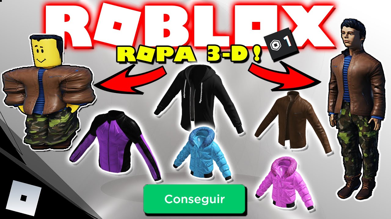🔥Nueva Ropa 3D en ROBLOX🔥 DISPONIBLE YA! Solo 1 ROBUX! Se puede tener ...