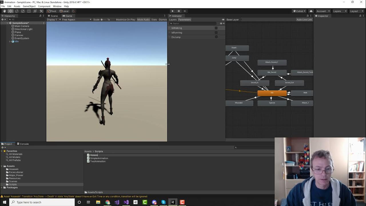 DevVlog 04 - More Animation in Unity - YouTube